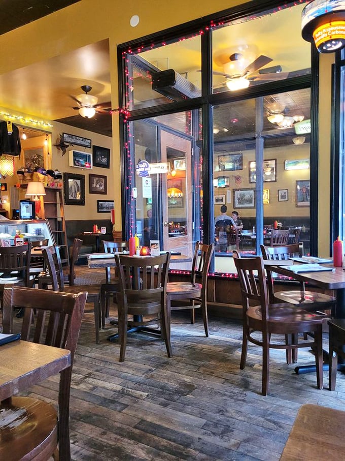 Step inside and you're immediately wrapped in Wisconsin's warm embrace &ndash; wooden floors that have supported countless celebrations, and walls that whisper "stay awhile."