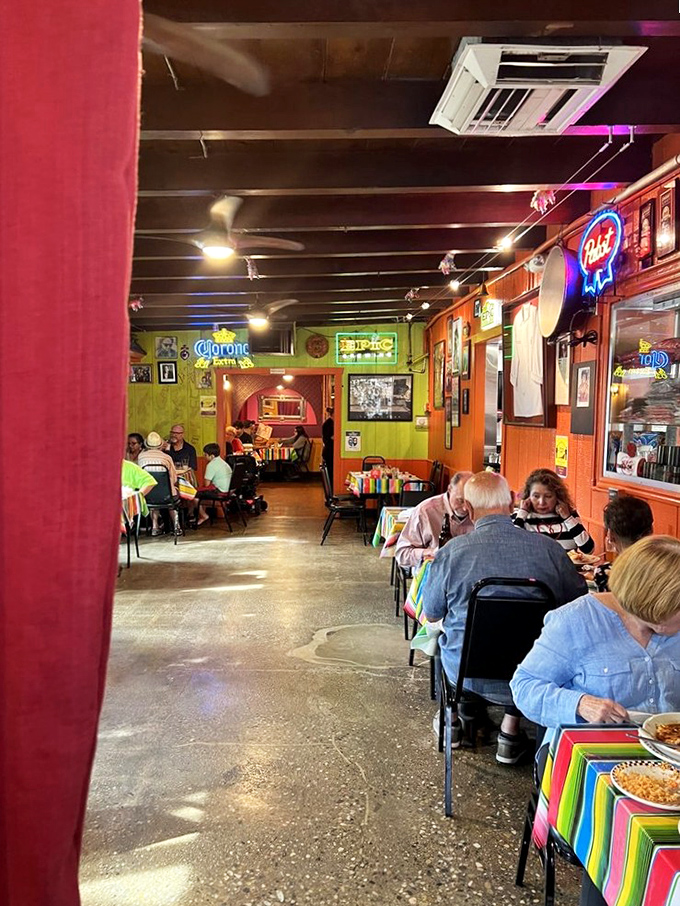 Step inside and you're transported to Mexico through vibrant colors, lively conversation, and the unmistakable aroma of authentic mole sauces simmering in the kitchen.