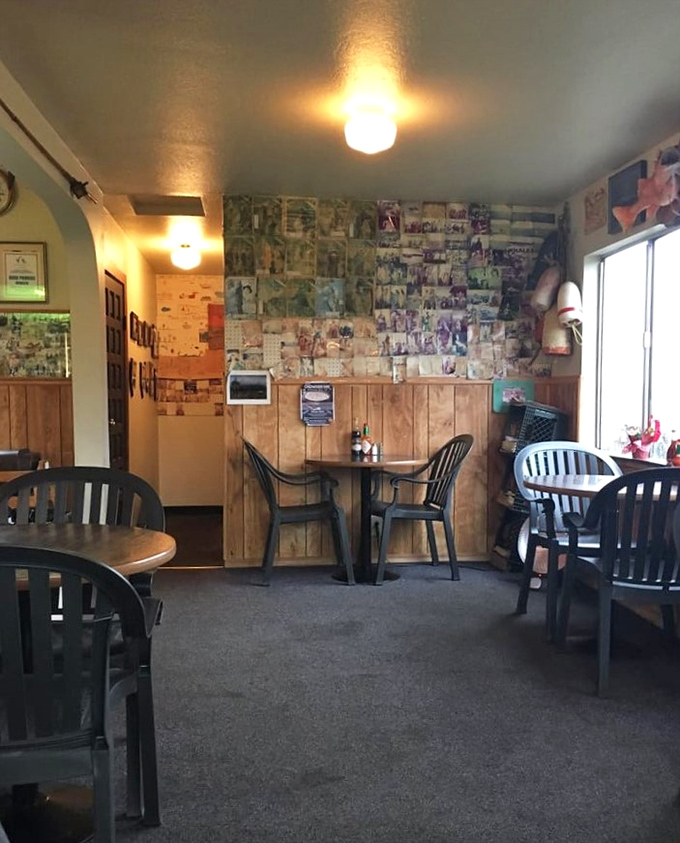 No interior designer needed here&mdash;just decades of memories plastered on wooden walls, creating the kind of authentic atmosphere money can't manufacture.