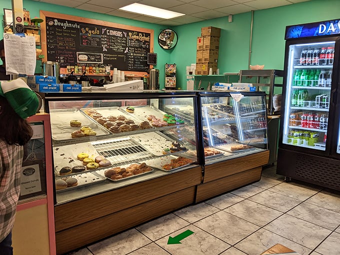 Step inside and behold the promised land &ndash; display cases brimming with handcrafted delights against cheerful mint-green walls that say "happiness served daily."