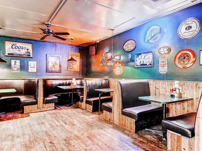 Where beer signs glow like culinary lighthouses and wooden booths have witnessed decades of Denver dining stories. This isn't ambiance&mdash;it's authentic character.