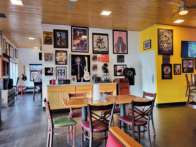 Music and food &ndash; soul siblings sharing the same space. The walls tell stories of rhythm while your taste buds dance to flavors.