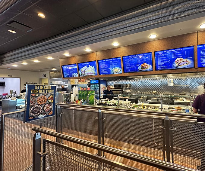 Where sandwich dreams come true. The bustling counter showcases a treasure trove of deli delights waiting to transform your lunch from ordinary to extraordinary.