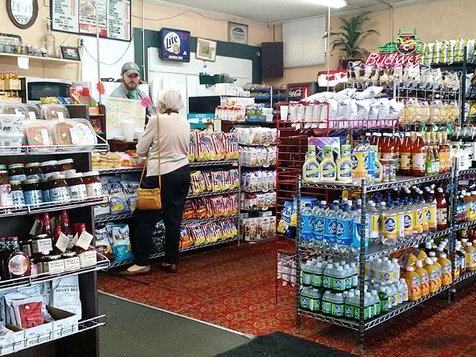 Where grocery meets gourmet. The shelves may be packed with everyday items, but the sandwich counter is where the magic happens.