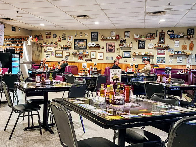 Step inside and you're transported to a simpler time &ndash; walls adorned with Americana that tell stories while you wait for that perfect plate.