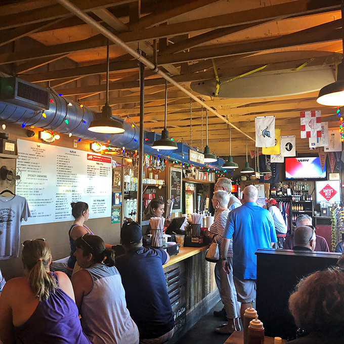 The line forms to the right, folks. Inside Southern Soul, the anticipation builds as hungry patrons queue up for barbecue nirvana.