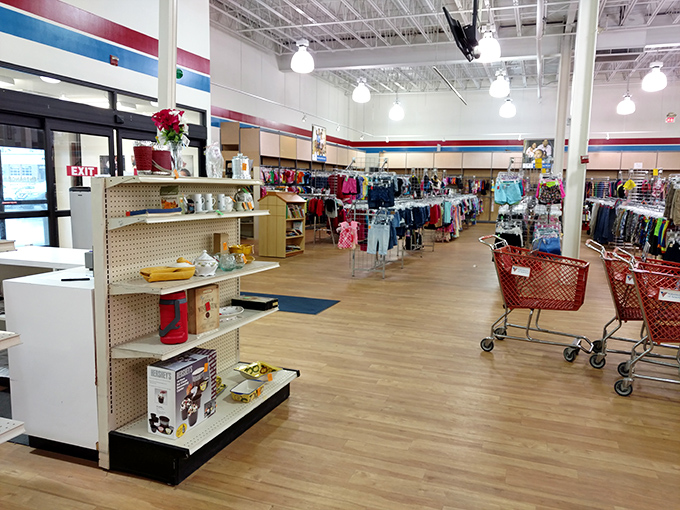 Step inside and the hunt begins! Wide aisles and organized chaos await treasure seekers of all stripes.