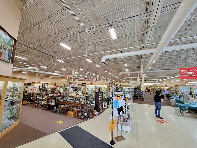 Stretching as far as the eye can see, this isn't shopping&mdash;it's time travel with price tags.