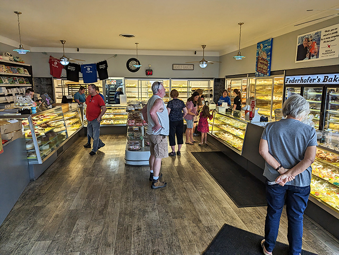 The universal language of pastry is spoken fluently here, where locals line up for their daily dose of buttery bliss.