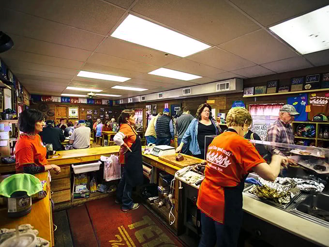 Inside Snow's, the real Texas legislature is in session &ndash; debating the merits of moist versus lean while the counter staff slices meat with surgical precision.