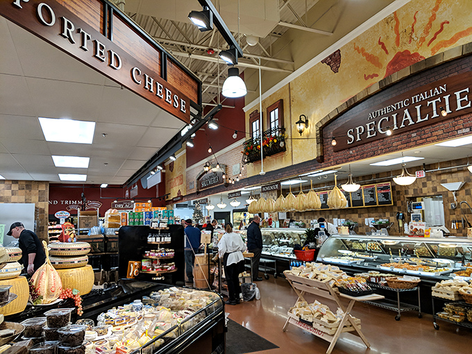 Not so much a store as a shrine to Italian gastronomy, where imported cheeses and cured meats command the reverence usually reserved for fine art.
