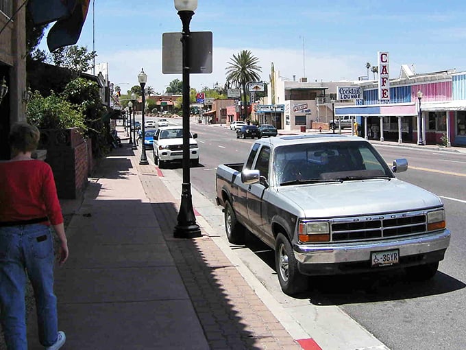 Main Street's unhurried pace offers a refreshing alternative to city life. No honking taxis, just the occasional "howdy" from passing locals.
