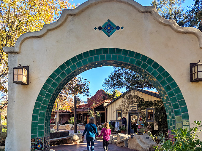 The iconic Arcade's tiled archway welcomes visitors like a portal to a more relaxed dimension. Step through and leave your stress behind.