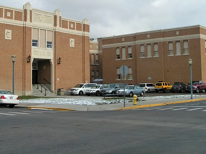 This stately brick building isn't just educational infrastructure—it's a testament to Pocatello's commitment to community institutions where generations have learned.