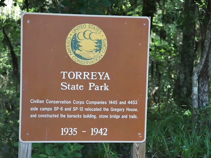 The CCC plaque tells a Depression-era success story that puts modern infrastructure projects to shame, proving that good work really does stand the test of time.