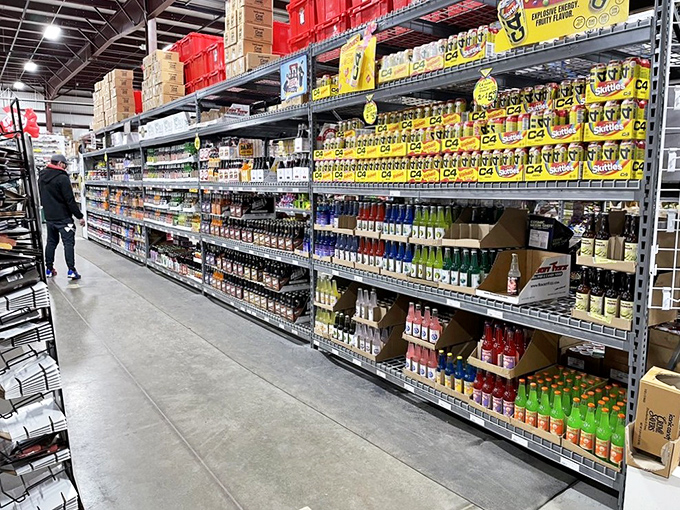 Bottles upon bottles of liquid nostalgia line the shelves. This soda aisle is where forgotten flavors come back to life.