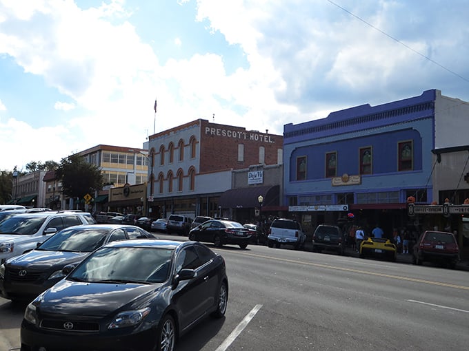 Tree-lined streets where Arizona remembered it could be green and decided to show off shamelessly.
