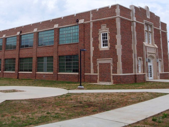 This stately brick building stands as a testament to Natchitoches' commitment to education and architectural preservation through the decades.