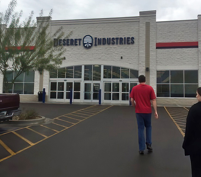 Approaching thrift nirvana feels like walking toward the gates of retail heaven, minus the heavenly price tags.