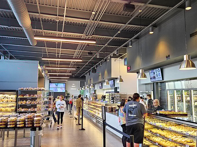 The bakery's interior is a masterclass in temptation&mdash;gleaming display cases filled with edible works of art while customers practice the ancient art of self-restraint.