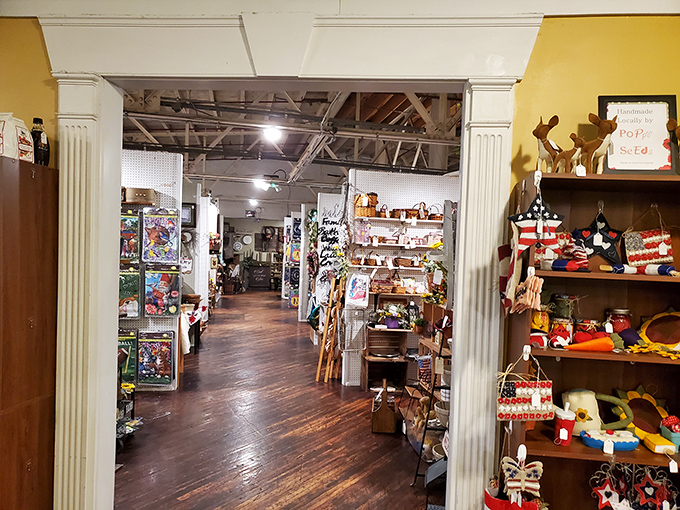 Step through these columns and you're officially on an adventure. The worn wooden floors have supported countless treasure hunters before you&mdash;now it's your turn.