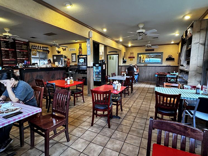 Where barbecue dreams come true. Simple tables, checkered cloths, and the promise of meat so good you'll forget your table manners.