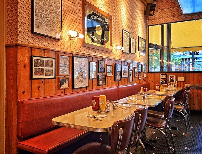 Wood paneling, red vinyl booths, and decades of memories line the walls&mdash;this isn't manufactured nostalgia, it's the real American diner deal.