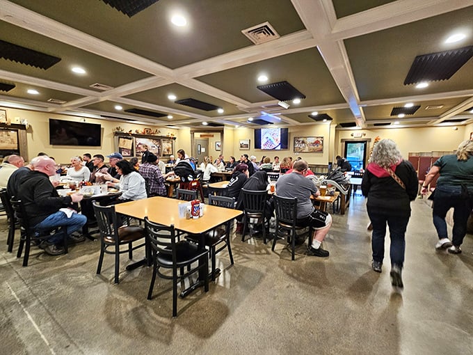 The bustling dining room speaks volumes: when locals pack a place this consistently, you know you've stumbled onto something special.