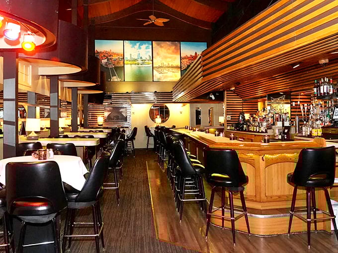 Step inside and you're transported to supper club heaven&mdash;warm wood paneling, classic bar, and the promise of Wisconsin hospitality at every table.