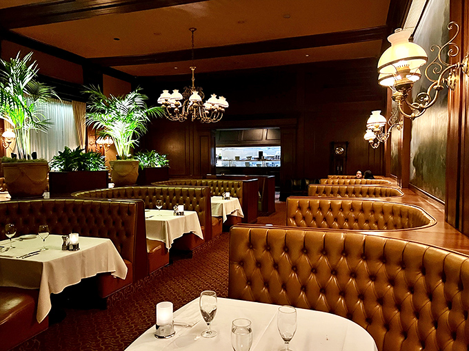 Step inside and you're transported to an era when dining rooms had soul and leather banquettes told stories.