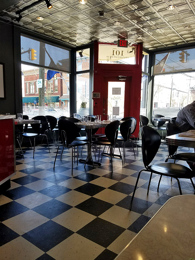 That classic black and white checkered floor isn't just nostalgic&mdash;it's a declaration that this place cares more about substance than trendy design gimmicks.