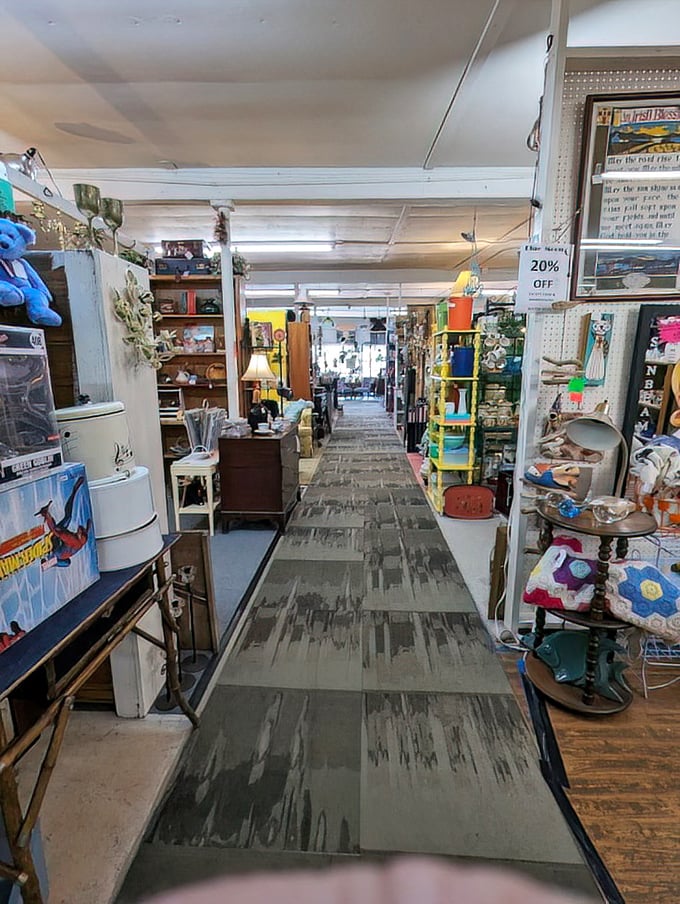 Long corridors lined with vendor booths create a treasure map where X marks... well, pretty much everything. Prepare to lose track of time and possibly your companions.