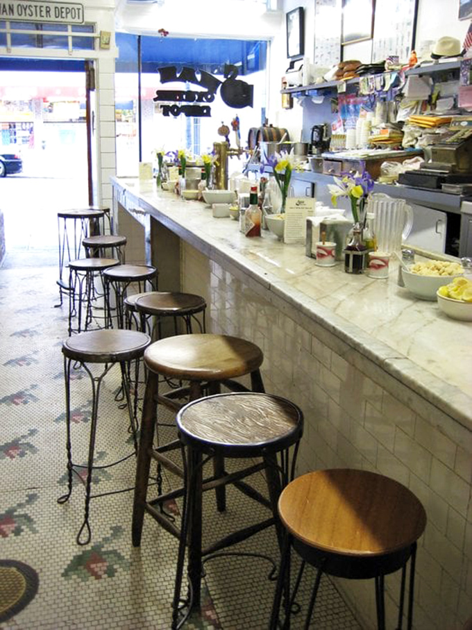 Step into a world where wood paneling and red leather booths transport you to a more civilized era of dining, when conversations flowed as smoothly as the cocktails.