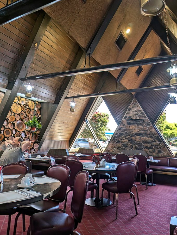 Step inside and the transformation is complete—from strip mall to Italian sanctuary. The warm woods and soft lighting whisper, "Stay awhile, friend."