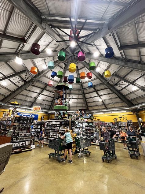 Wooden tables, blue accents, and a chalkboard menu create that perfect "come as you are" vibe. This isn't a place that needs white tablecloths to impress you&mdash;the food handles that part. 