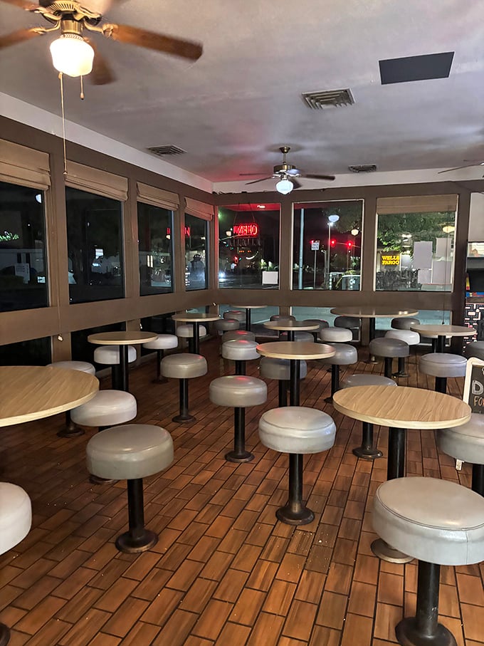 Colorful lampshades dangle from the ceiling like a carnival for foodies. Even the architecture at Jungle Jim's is determined to make grocery shopping entertaining.