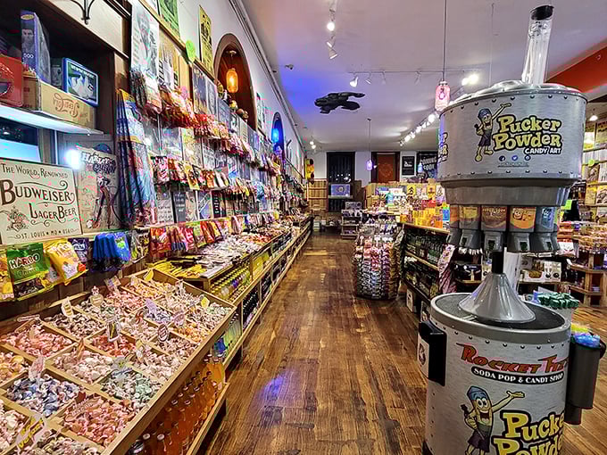 Walking into Rocket Fizz feels like stumbling into Willy Wonka's factory&mdash;if Wonka had been more interested in nostalgia than teaching moral lessons to poorly supervised children.