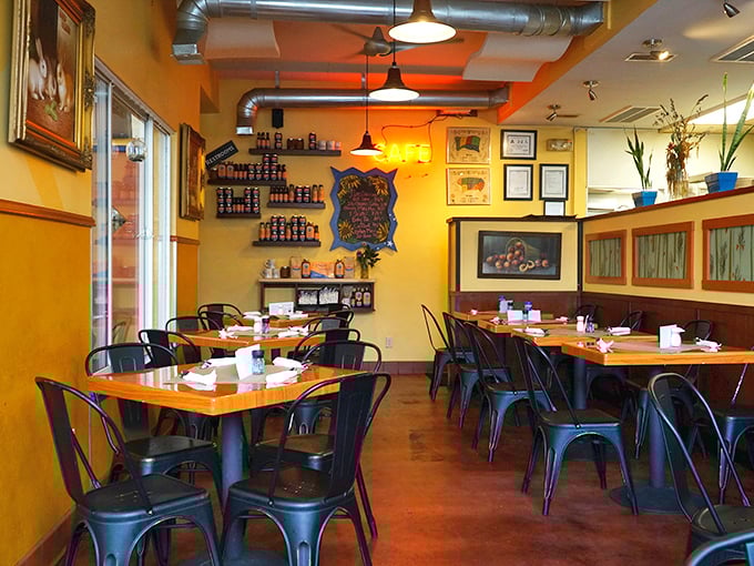 Sunshine isn't just outside at this Asheville gem &ndash; golden walls and wooden tables create a warmth that matches the food's soul-satisfying goodness.