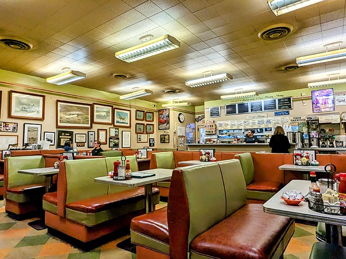 Step inside and you're transported to a simpler time&mdash;mint green booths, vintage photographs, and the unmistakable buzz of a diner that knows exactly what it's doing.