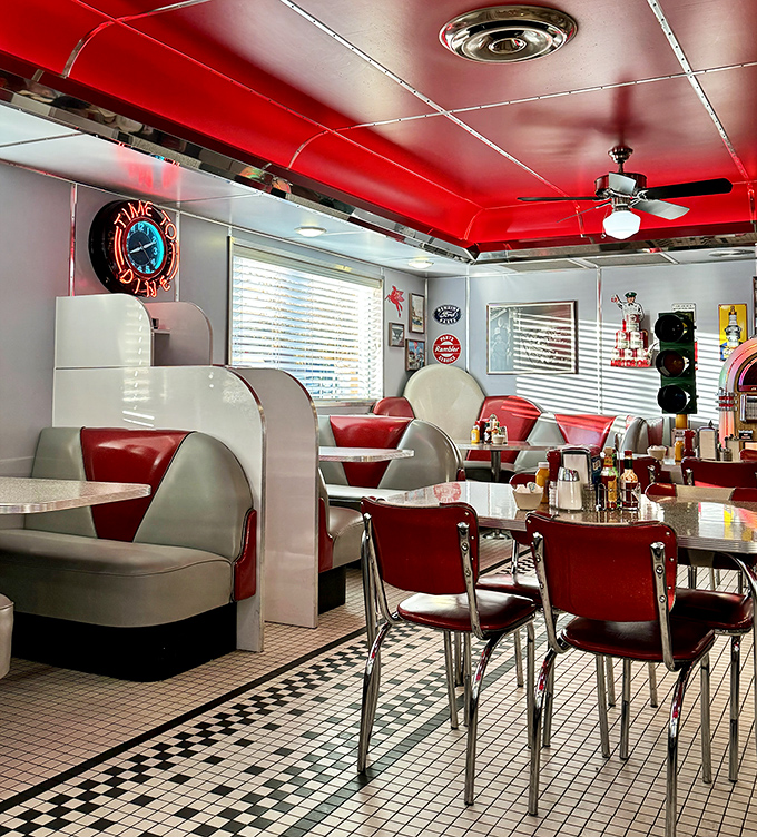 Step into a time machine where red vinyl booths and chrome accents aren't retro chic&mdash;they're just how things have always been done at this Idaho Falls institution. 