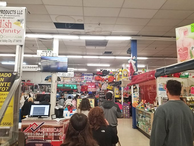 Navigate the labyrinth of treasures with overhead signs pointing the way, though getting pleasantly lost is half the fun.