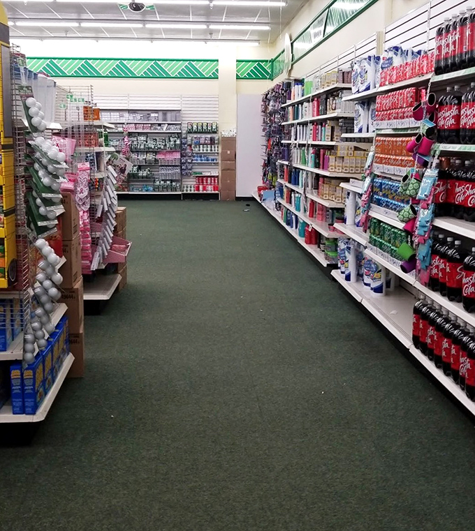 Wide, welcoming aisles that practically whisper, "Take your time, explore every nook and cranny of savings."