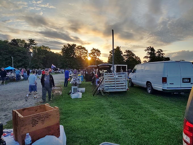 Sunset shopping adds a golden glow to the bargain hunt. That magical hour when vendors are tired enough to accept your first offer.