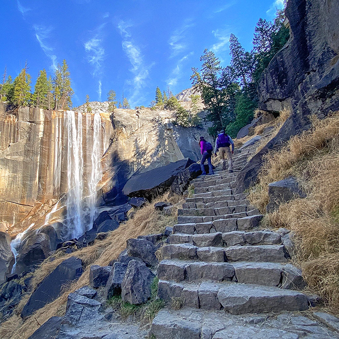The stairway to heaven isn't a Led Zeppelin song here&mdash;it's 600 granite steps of quad-burning glory with waterfall views worth every ache.
