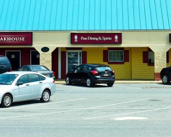 That glowing red sign might as well say "Carnivore's Paradise." 1776 Steakhouse brings revolutionary flavor to Rehoboth Beach.