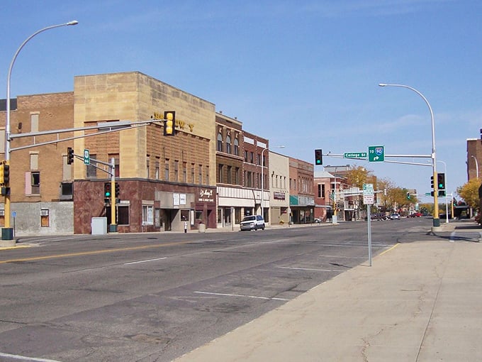 Albert Lea's historic downtown looks like it's waiting for Jimmy Stewart to stroll by. Classic Americana with a Minnesota twist!