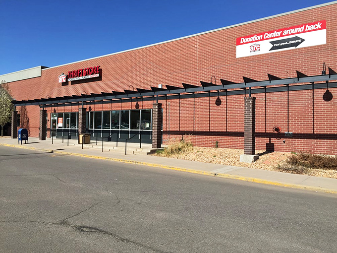Arc Thrift Store's brick facade might look unassuming, but inside lies a labyrinth of secondhand treasures waiting to be discovered.