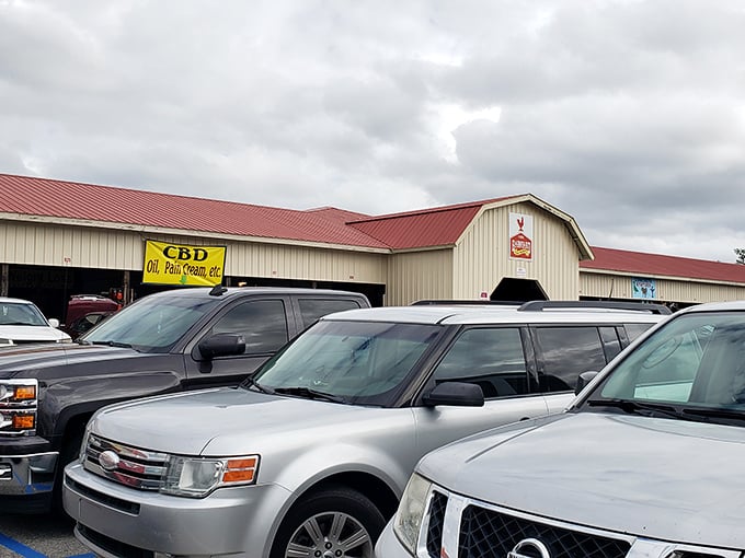 Retail therapy without the mall prices! Barnyard Flea Market's covered shopping areas mean rain never cancels your bargain hunting adventures.