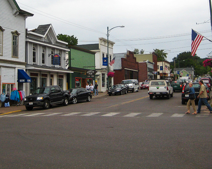 Bayfield's charming main street offers a perfect small-town stroll. No traffic jams, just friendly faces and local shops.