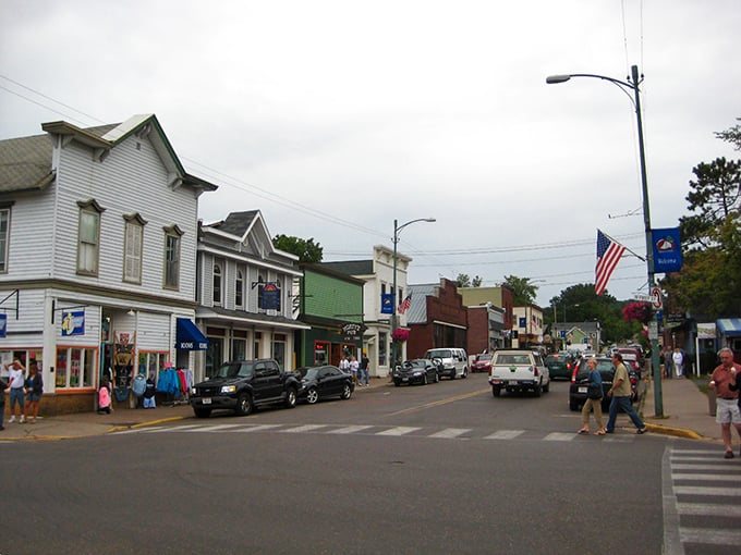 Bayfield's colorful downtown invites you to slow down and remember when "browsing" meant actual shops, not websites.